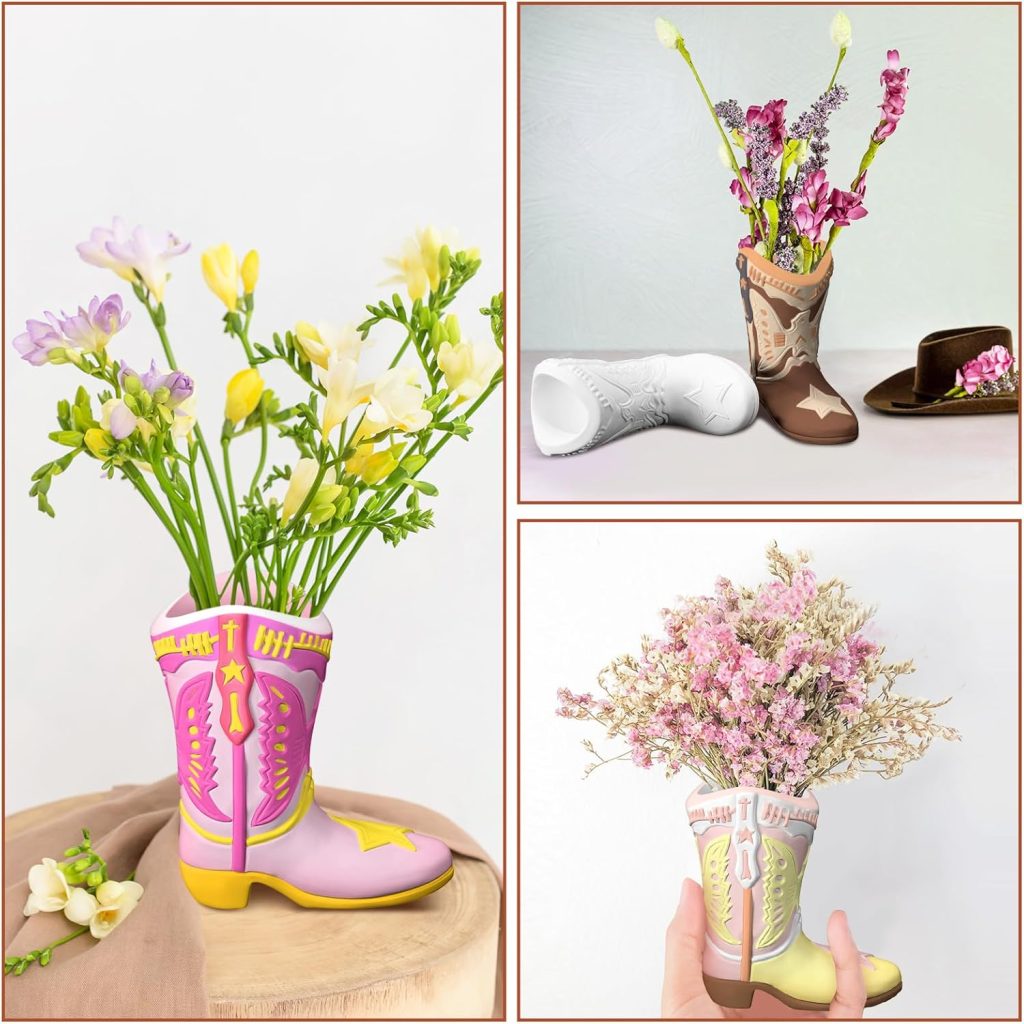Adult DIY TO-GO Ceramic Boot Vase - Peotone Library